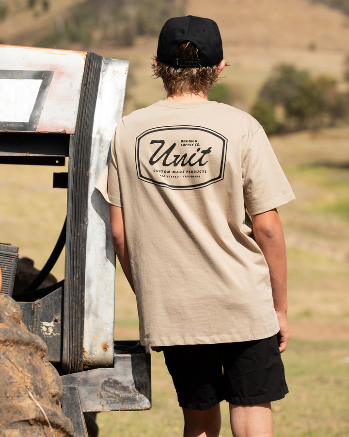 UNIT - MACK YOUTH TSHIRT TAN | The Kids Store - Quality Baby to Teen ...