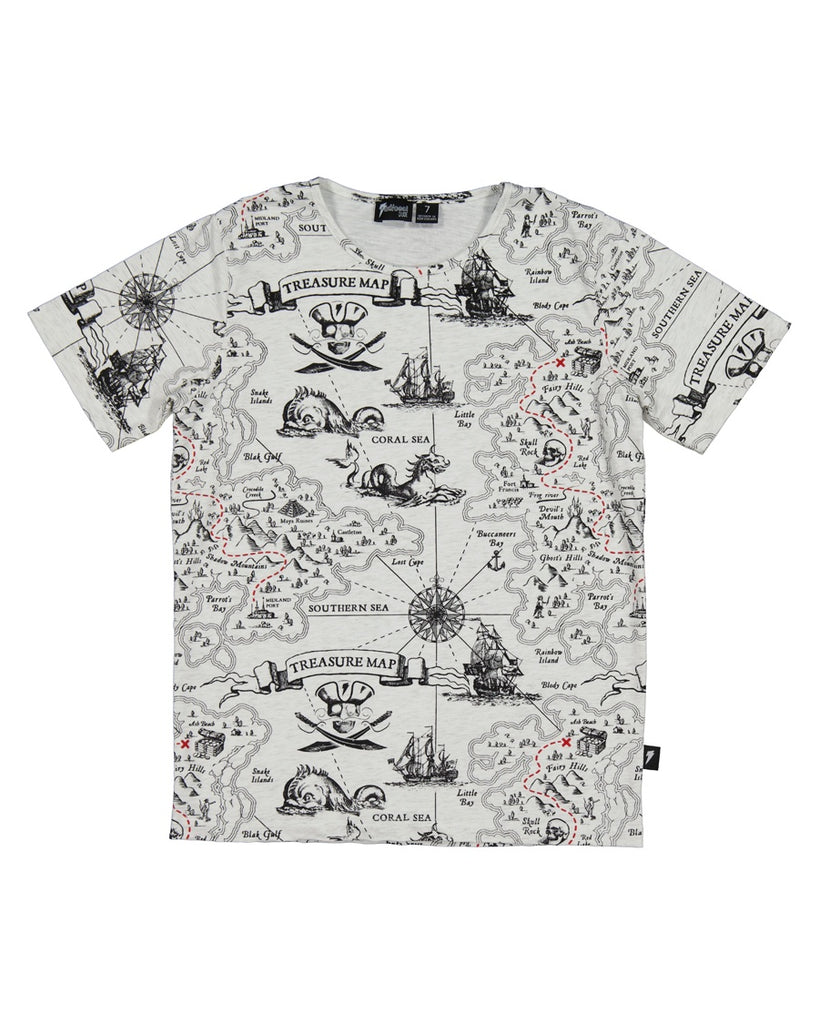 RADICOOL - TREASURE MAP TEE | The Kids Store - Quality Baby to Teen ...